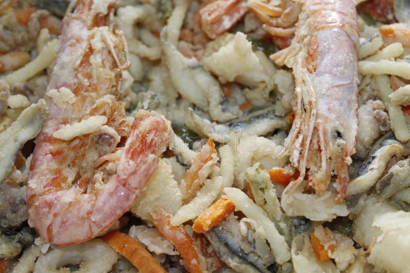 Seafood stock photo. Image of fried, mixed, dish, meal - 145705350