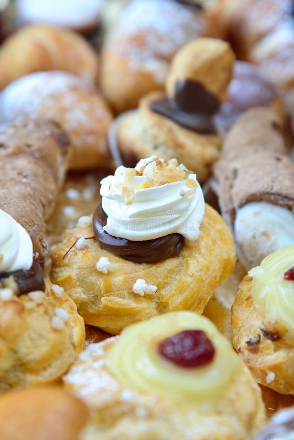 Mixed desserts stock photo. Image of sweet, cannolo, pastry - 29314534