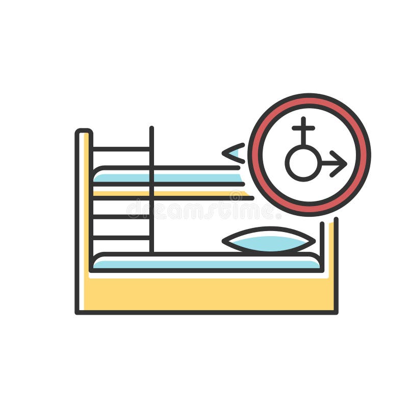 Night Dorm Watchman RGB Color Icon. College Dormitory Janitor. Security ...