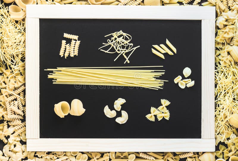 Mixed Dried Pasta Selection Stock Image - Image of macaroni, appetizing ...