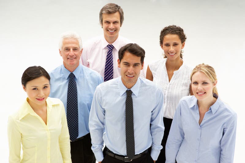 Mixed Ethnic Group of Business People Stock Photo - Image of inside, senior: 21282326
