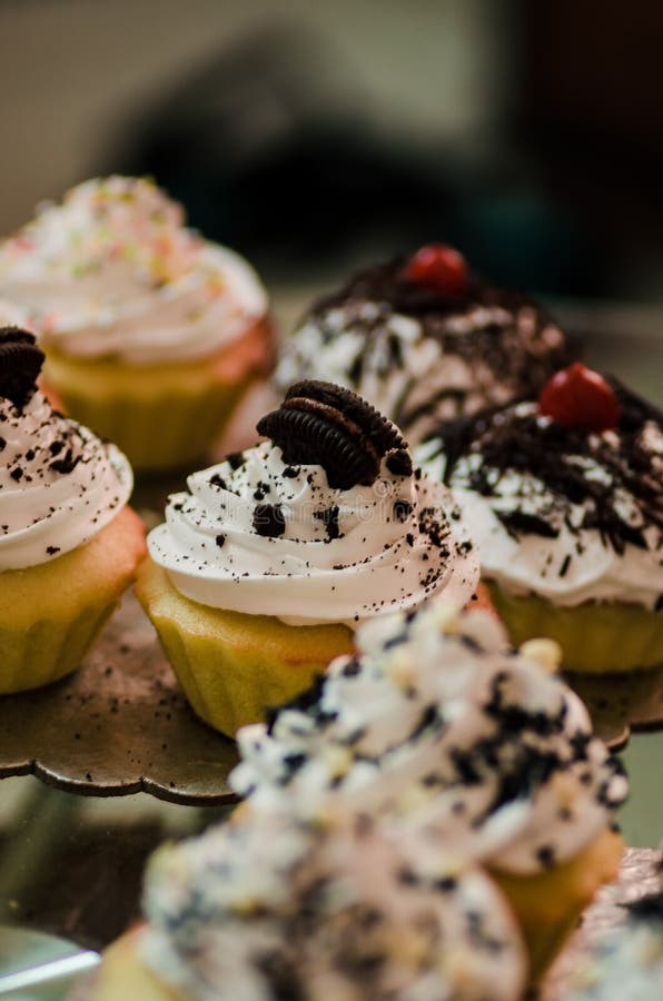 Mixed Flavoring Cupcakes stock image. Image of cupcakes - 127242021