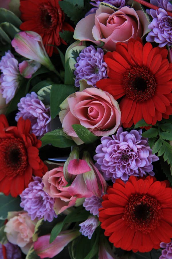 Mixed flower bouquet stock image. Image of group, bridal - 83529755