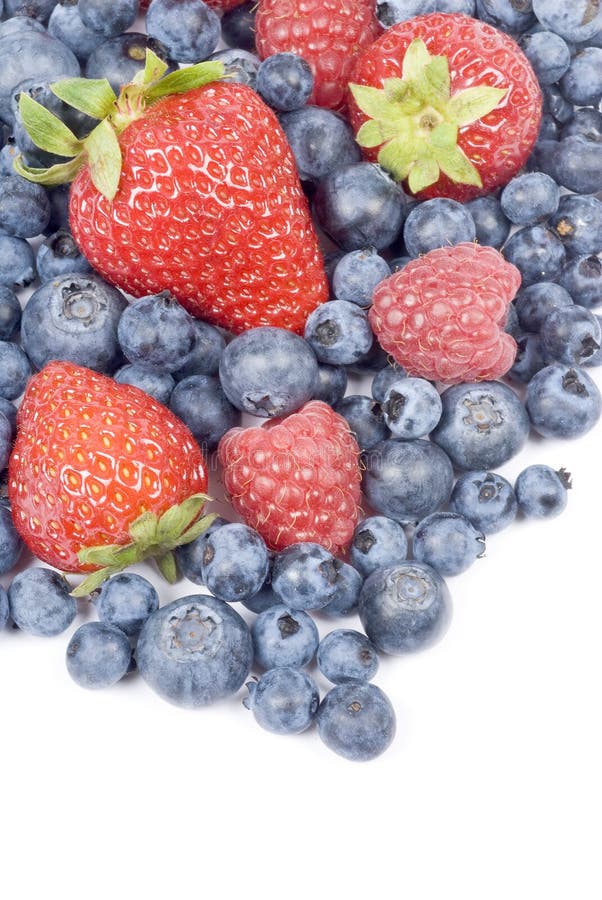 Mixed Fresh Berries stock image. Image of juicy, fruit - 10476217