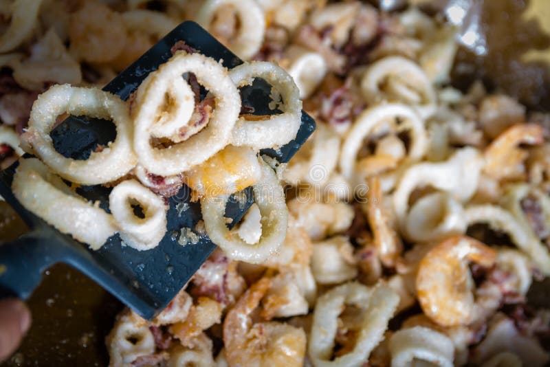 Mixed fried fish stock image. Image of fresh, meal, plate - 73748501