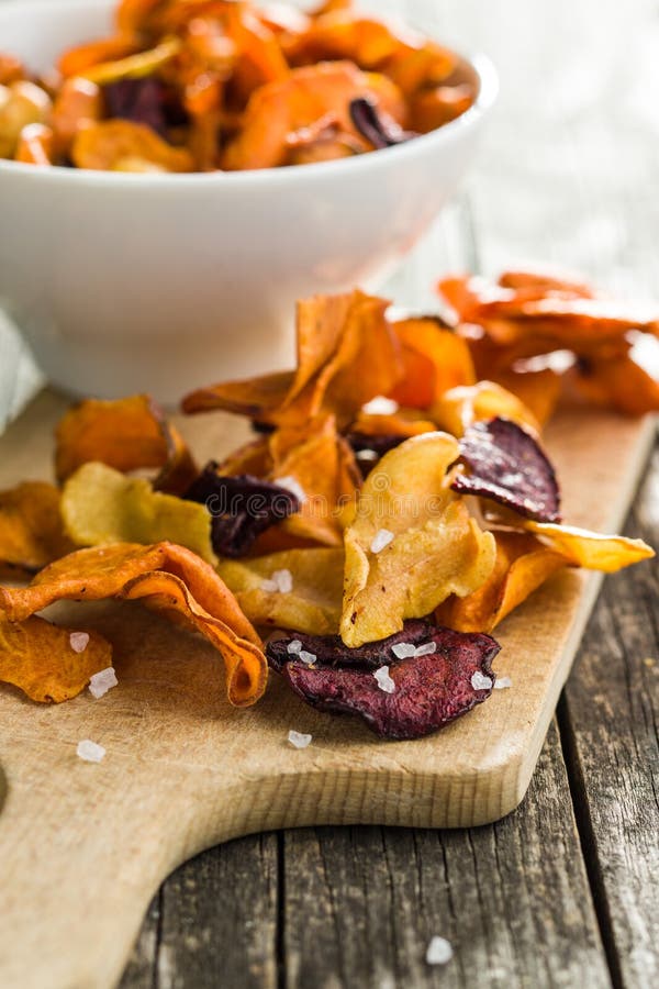Mixed Fried Vegetable Chips. Stock Photo - Image of beetroot ...