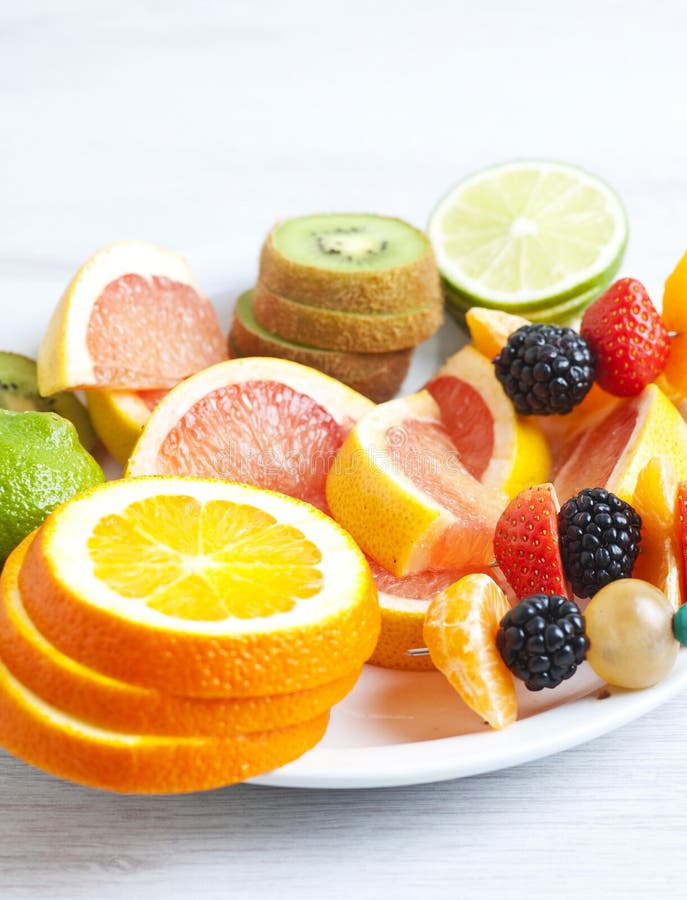 Mixed fruit stock photo. Image of clementine, summer - 12412094