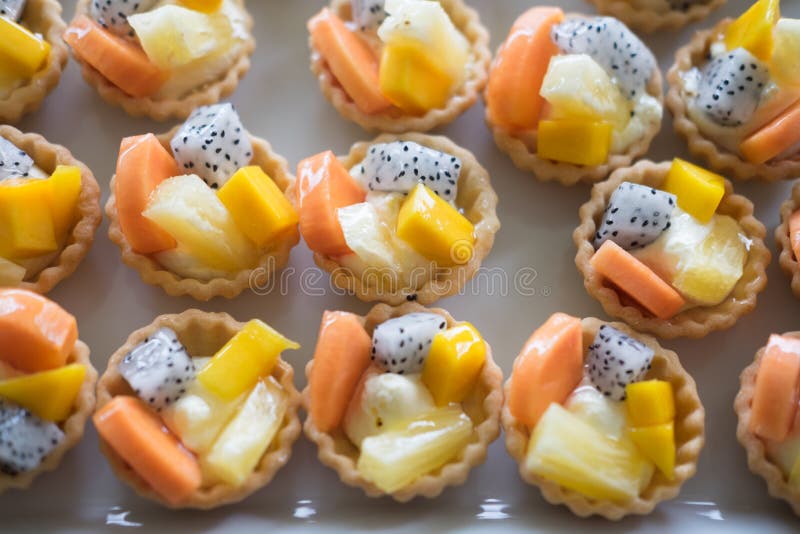 Mixed fruit tart stock photo. Image of closeup, gourmet - 98439250