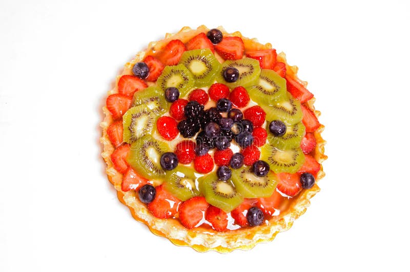 Mixed Fruit tart stock image. Image of blackberries, torte - 30825719