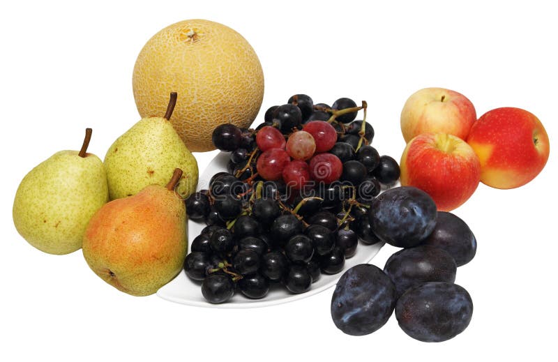 Mixed fruits stock image. Image of mixed, tasty, white - 21299827