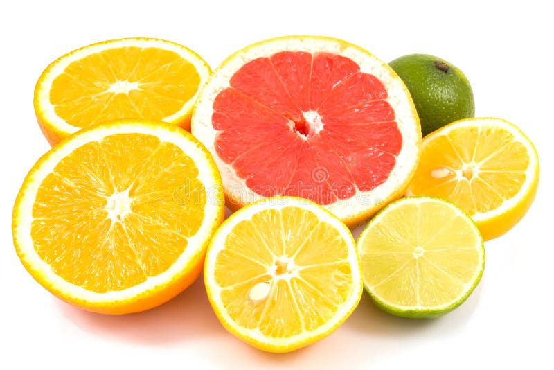 Mixed fruits stock image. Image of macro, lemon, dessert - 8206315