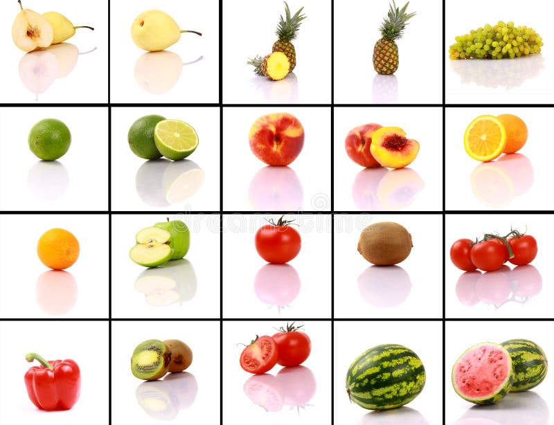 Mixed fruits collection stock image. Image of food, exotic - 17196141