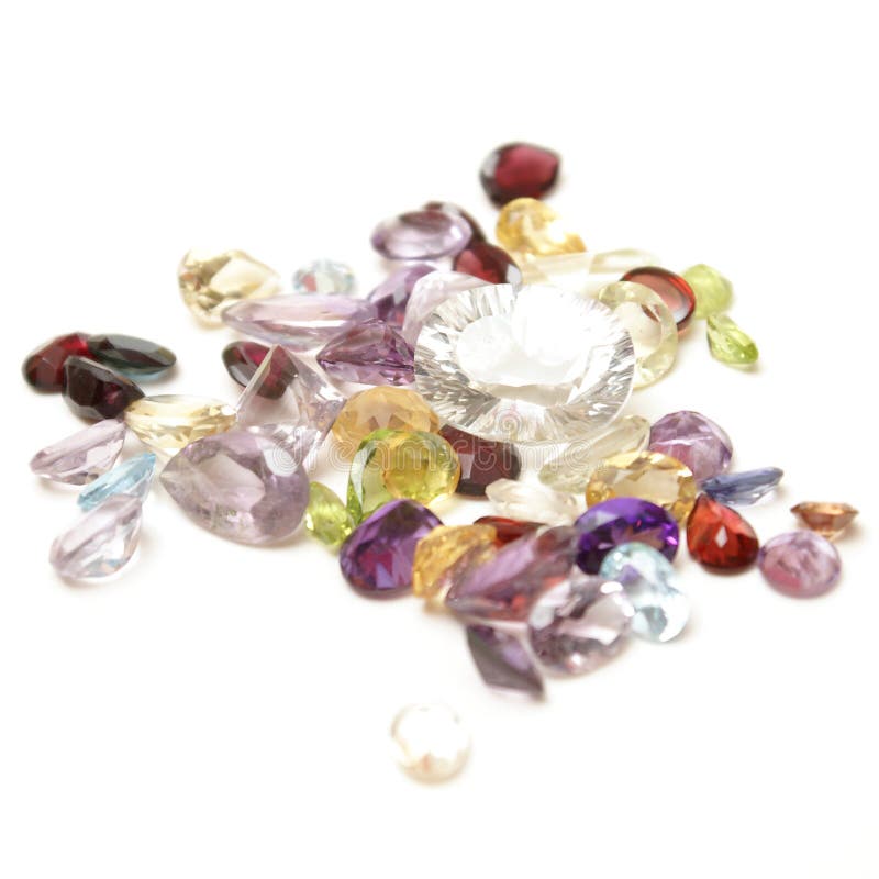 Mixed Gemstones stock photo. Image of nature, natural - 19213892