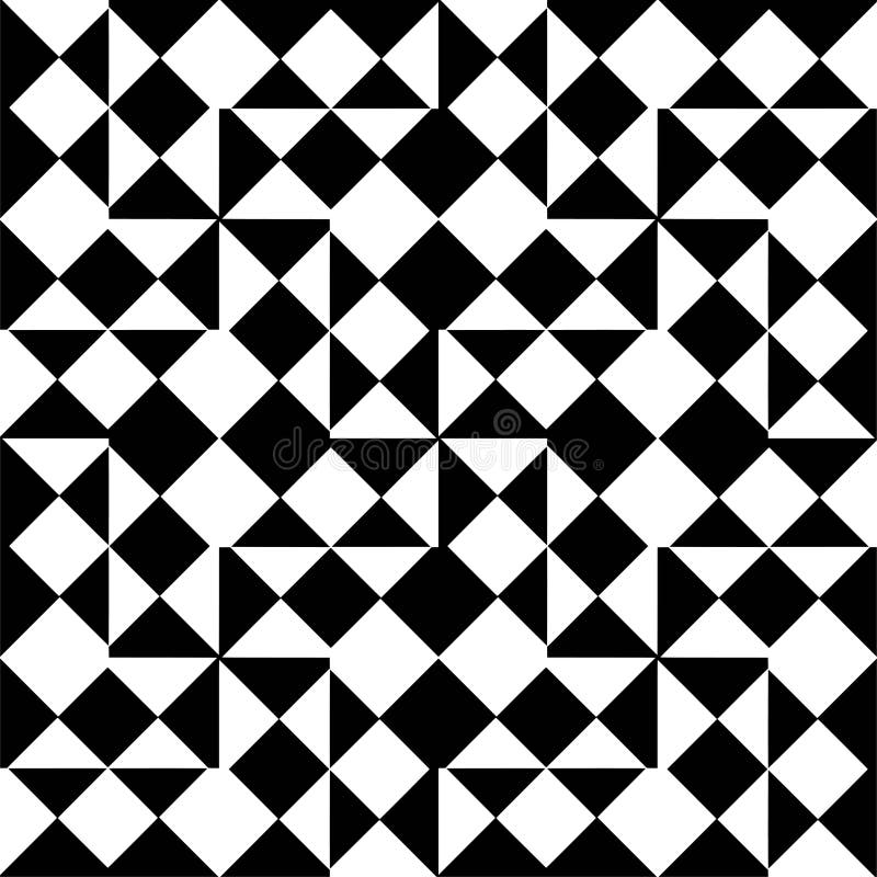 Mixed Geometric Tiles Vector Pattern Design Stock Vector - Illustration ...