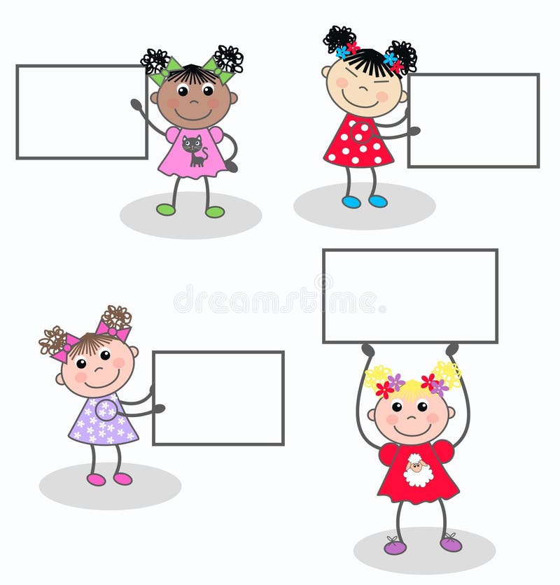 Sales Promotion Girl Vector Clipart