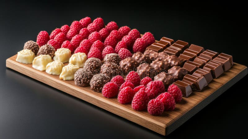 Mixed Gourmet Sweets Platter with Chocolate Goodies Stock Photo - Image ...