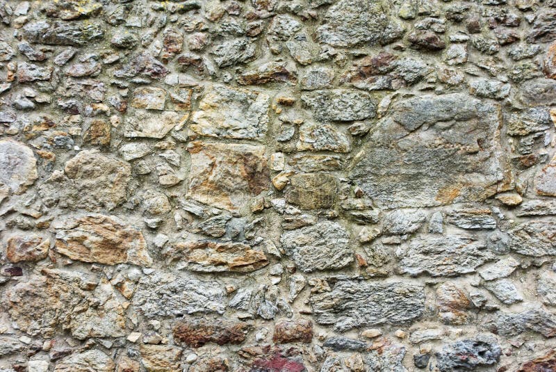 Mixed Irregular Stone Wall Background Texture Stock Photo - Image of ...