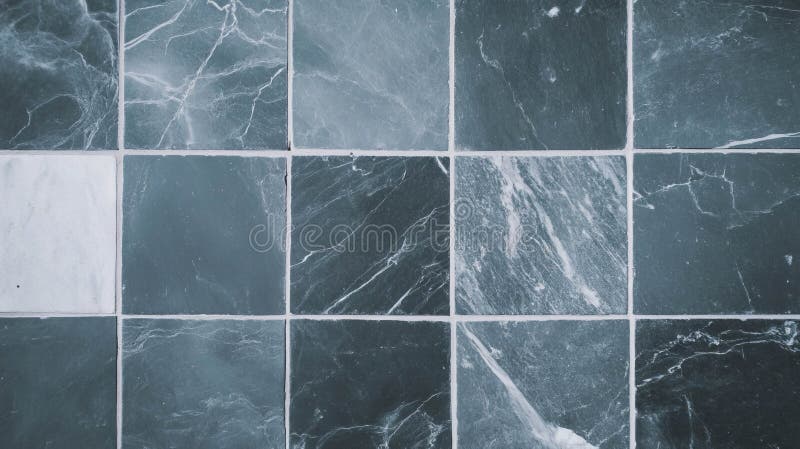 Mixed Grey Tile Texture with White Grout for Interior Design and ...