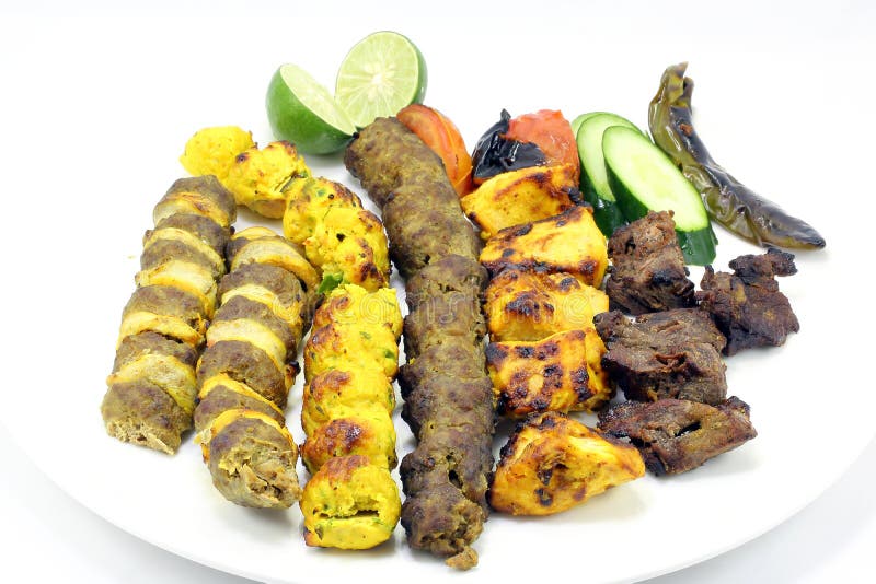 Mixed Grilled Platter stock image. Image of lamb, barbeque - 71322767