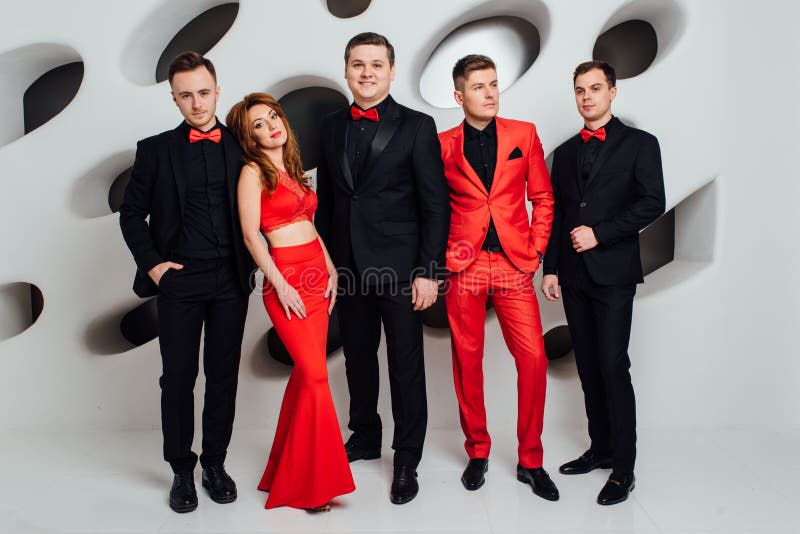 Mixed Group of Business Men and Women Stock Image - Image of adult ...