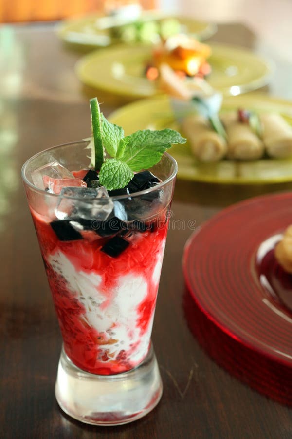 Mixed ice cream beverage stock photo. Image of iced, mixed - 14484826