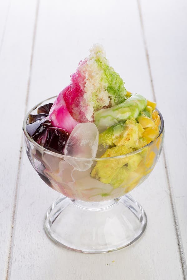Mixed Ice Indonesian Dessert Stock Photo - Image of fruit, produce ...