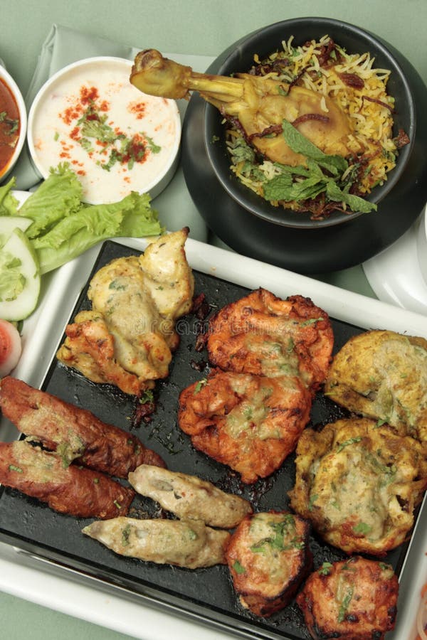 Mixed Kebab - a Grilled Meat Snack Stock Image - Image of oriental ...