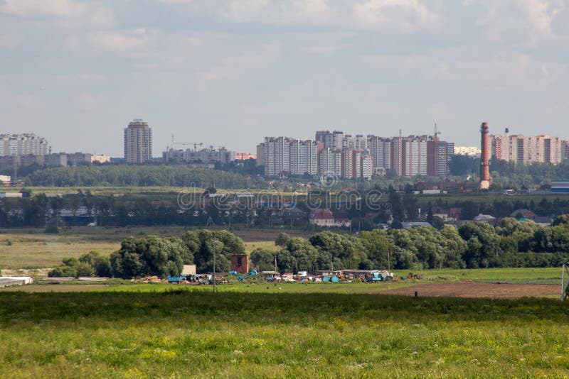 Mixed landscape stock image. Image of outdoor, tower - 66041413