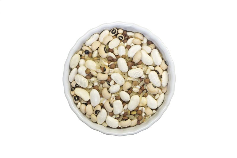 Mixed Legumes with Rice in a Ceramic Pot Stock Photo - Image of rice ...