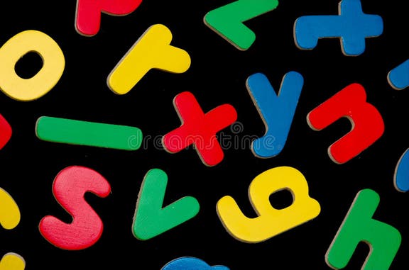 Mixed Letters stock photo. Image of isolated, primary - 1033458