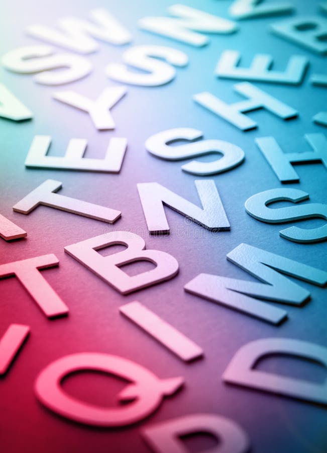 Mixed Letters Pile Closeup Photo Stock Photo - Image of bokeh, heap ...