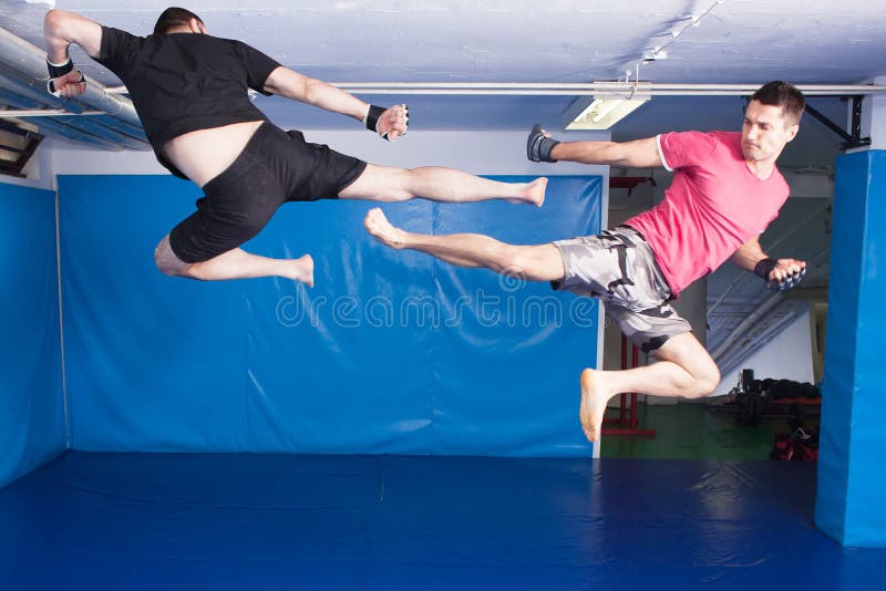 Mixed Martial Art Aerial Combat Stock Image - Image of recreation ...