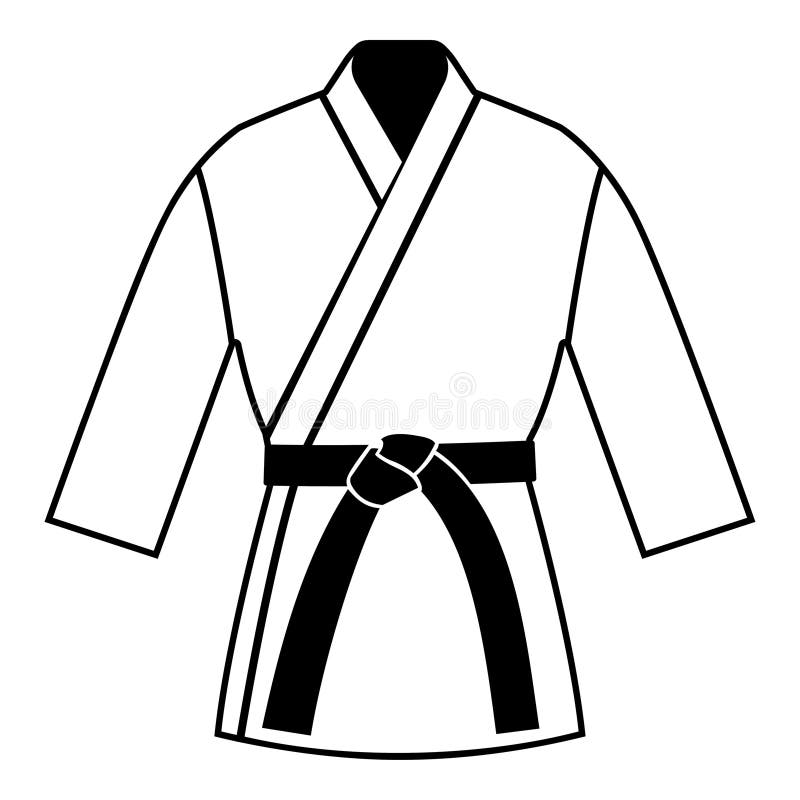 Mixed Martial Arts Equipment: Karate Jacket Stock Vector - Illustration ... Mixed Martial Arts Equipment: Karate Jacket Stock Vector - Illustration ...