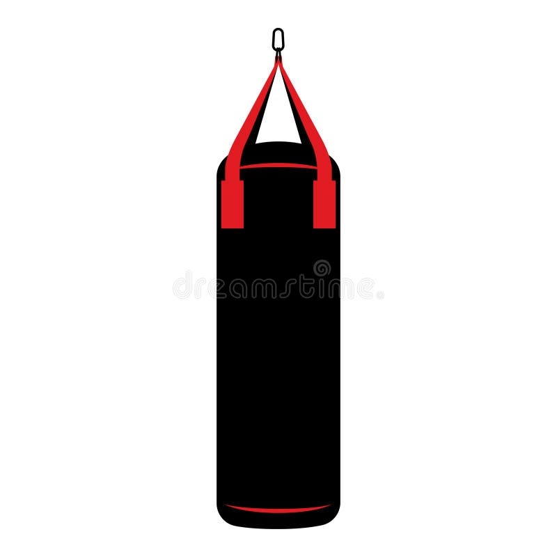 Mixed Martial Arts Equipment: Punching Bag Stock Vector - Illustration ... Mixed Martial Arts Equipment: Punching Bag Stock Vector - Illustration ...