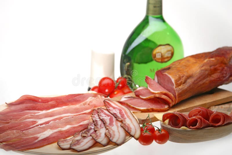 Mixed meat stock image. Image of white, vine, delicious - 21433275