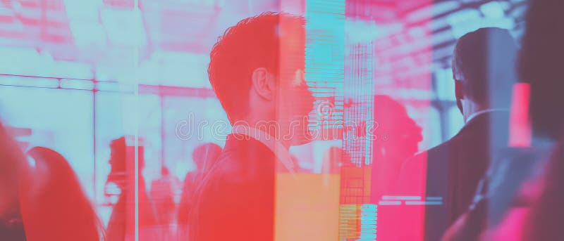 Minimalistic Mixed Media Collage Financial Themes Colorful Textures ...