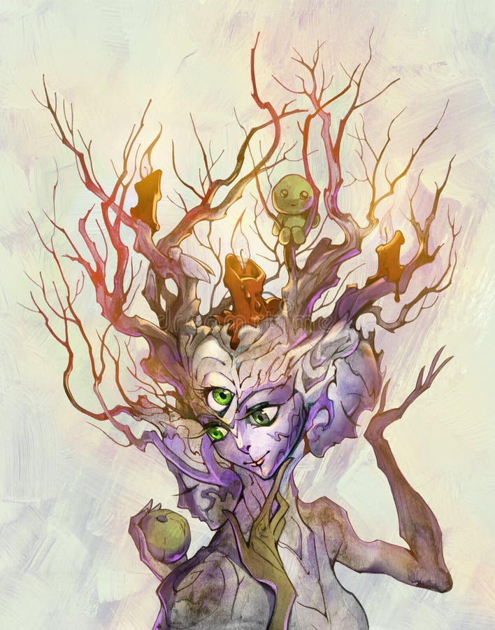 Living tree stock illustration. Illustration of beautiful - 31518669