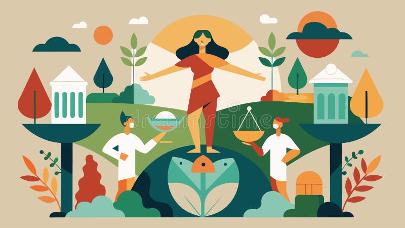 A Mixed Media Piece Featuring Elements of Nature and Human Figures To ...