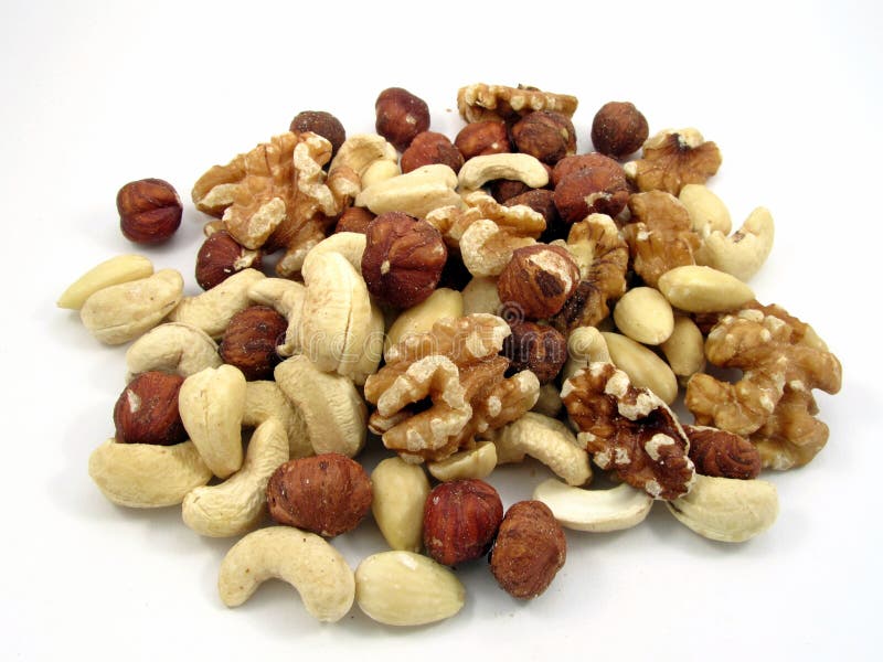 Mixed nuts stock image. Image of food, snack, nuts, mixed - 376087