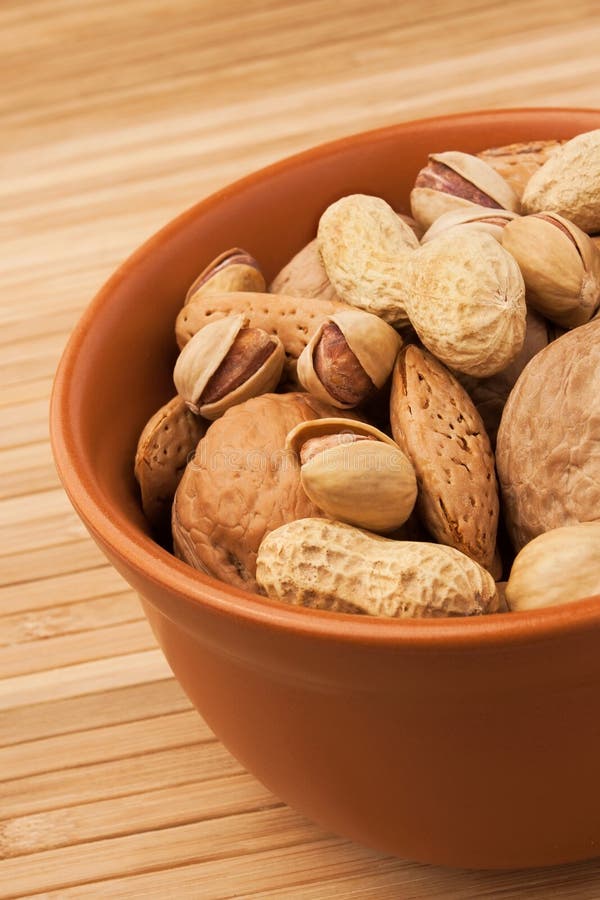 Mixed nuts stock photo. Image of fruit, closeup, brown - 23118942