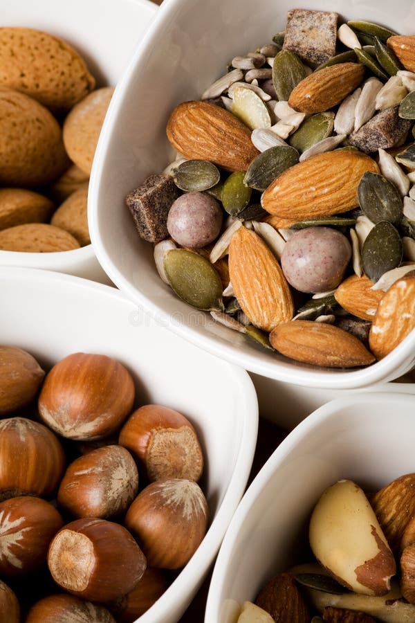 Mixed Nuts stock image. Image of shells, healthy, nuts - 7282041