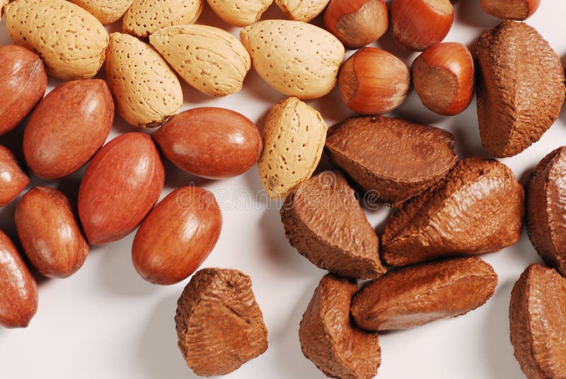 Mixed nuts stock photo. Image of brazil, healthy, snack - 7582186