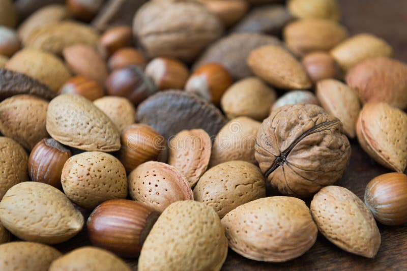 Bag of Mixed Nuts stock image. Image of healthy, nylon - 28384023