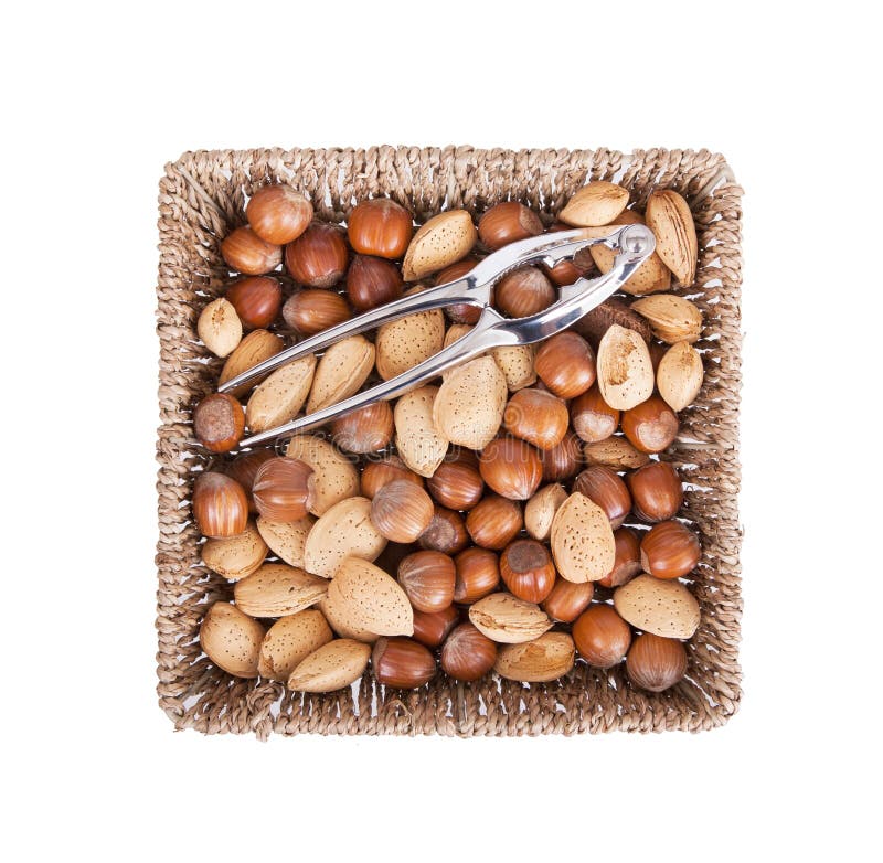 Mixed Nuts and Nut Cracker stock photo. Image of mixed - 19301086
