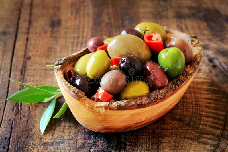Mixed olives stock image. Image of harvest, brine, assorted - 59787737