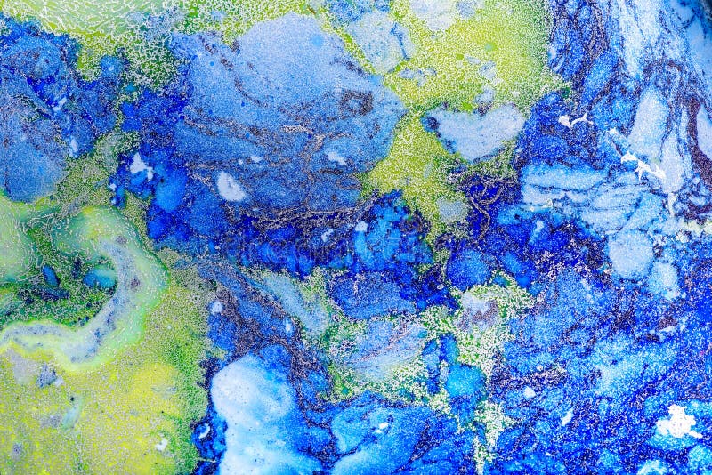 Mixed paint. stock photo. Image of colour, blue, background - 62108928