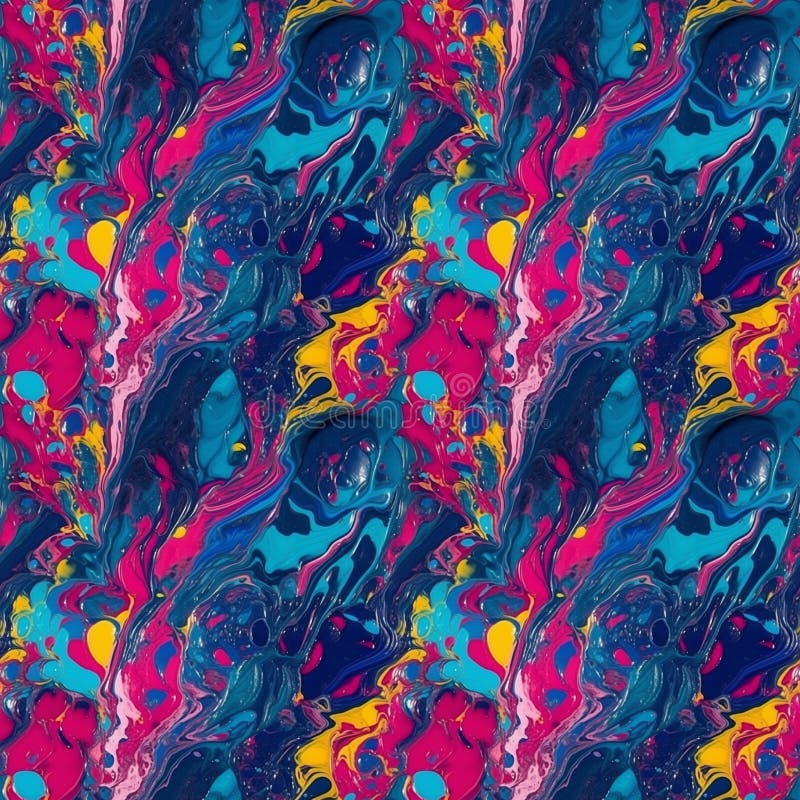 Mixed Paints Background with Abstract Swirling Paint Effect. AI ...