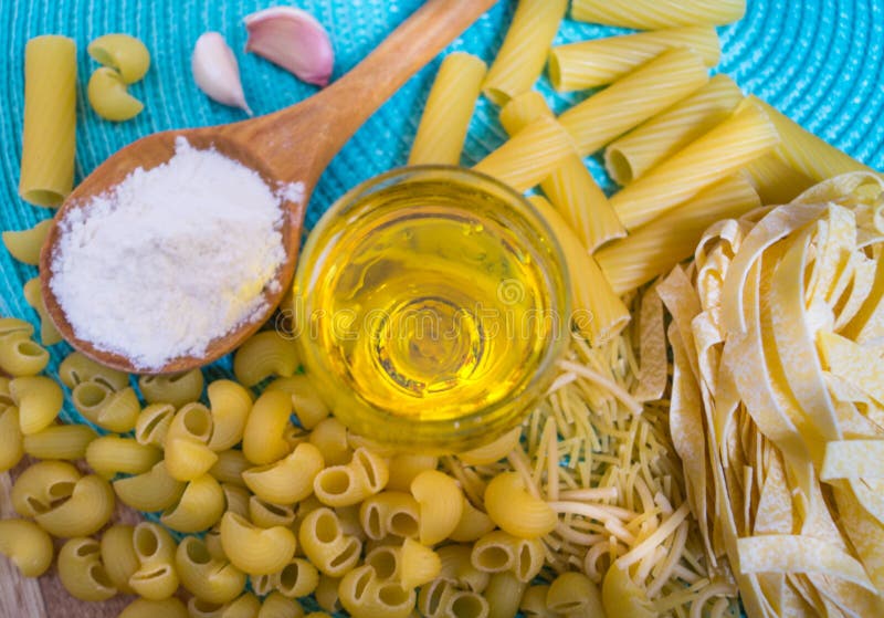 Mixed pasta stock photo. Image of rigatoni, macaroni - 70954630