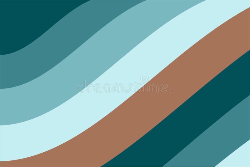 Mixed Pattern with Green and Brown Slanted Shapes Stock Vector ...