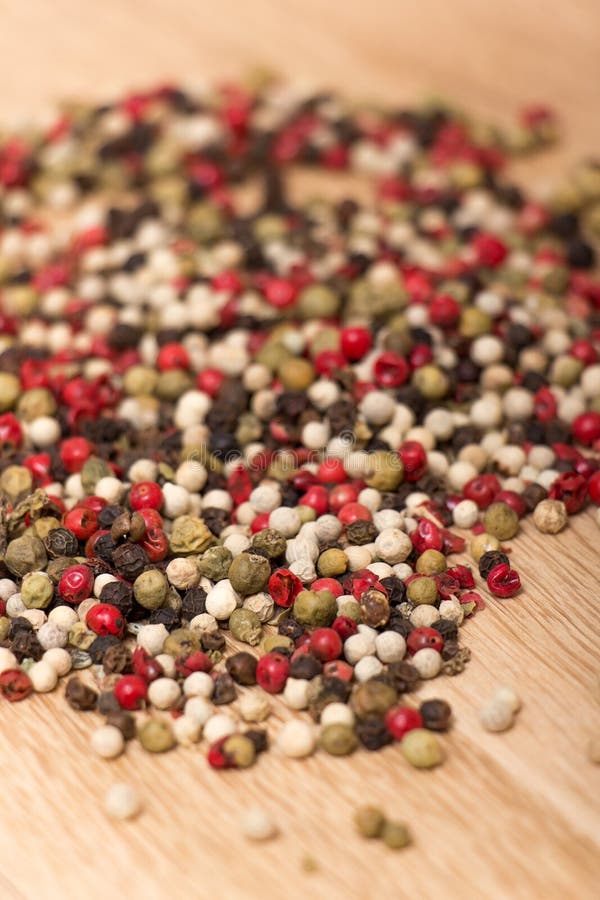 Mixed peppercorns stock photo. Image of gourmet, flavoring - 58072618